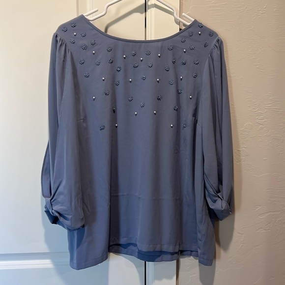 LC Lauren Conrad | Tops | Lauren Conrad Blouse Periwinkle Color | Poshmark